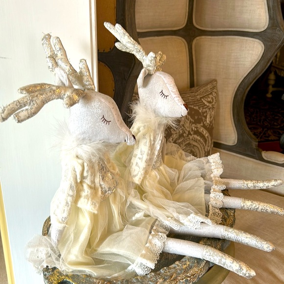 Martha Stewart Home | Holiday | Nwt Set Of Two Elegant White Holiday ...